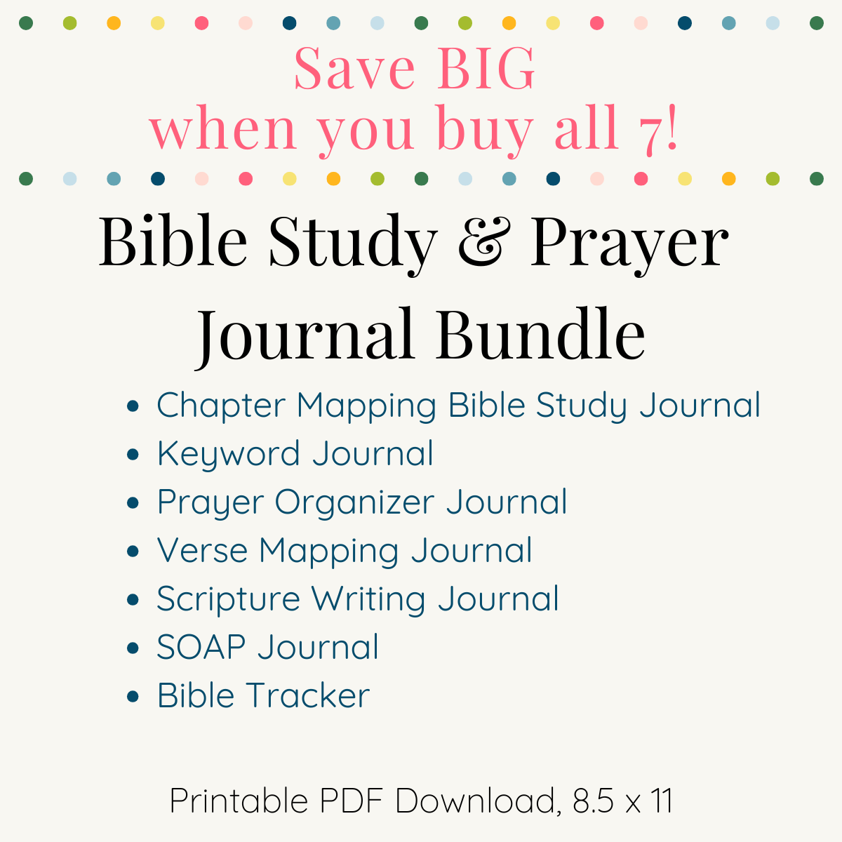 BIBLE STUDY & PRAYER Journal Bundle - Digital – Bible Study Collective